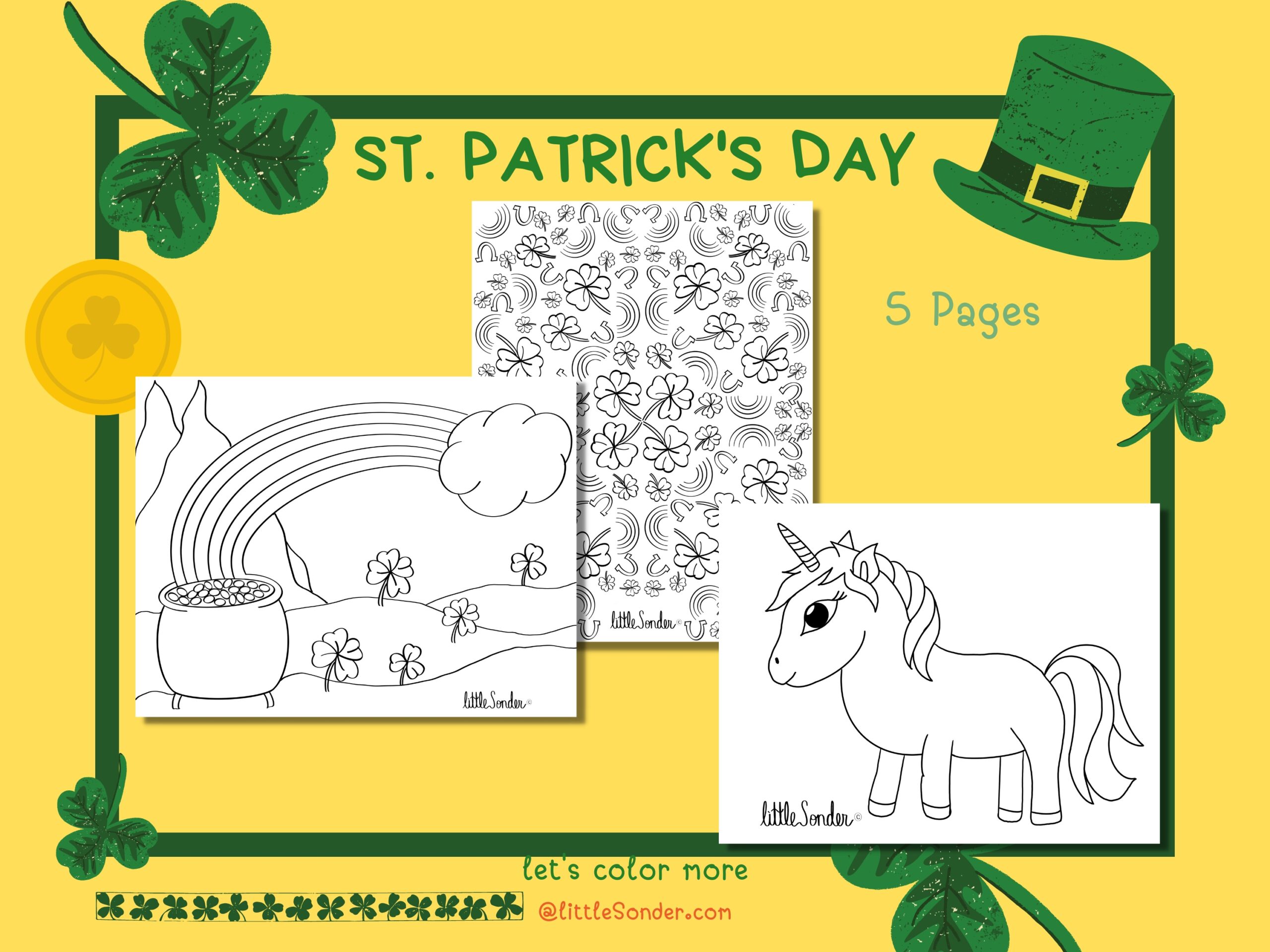 Luck of the Irish: Magical Coloring Pages...- sonderColors
