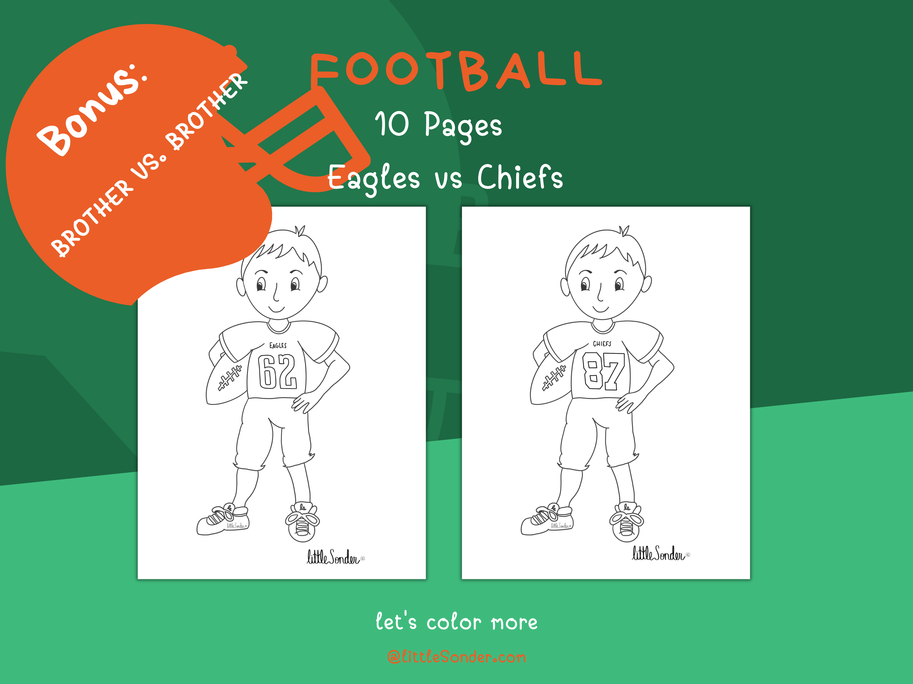 Epic Gridiron Art: 10 Downloadable Football Players Coloring Pages ...